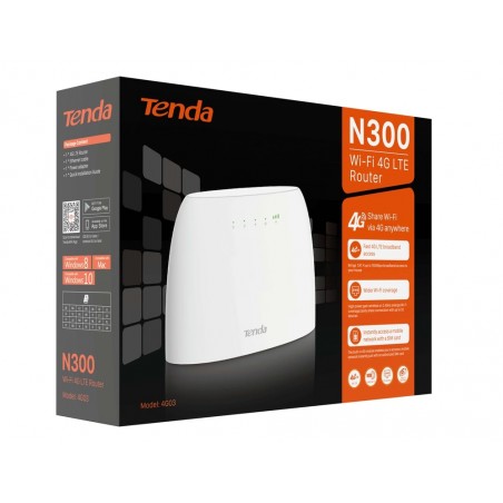 Tenda Router N300 Wi-Fi 4G LTE