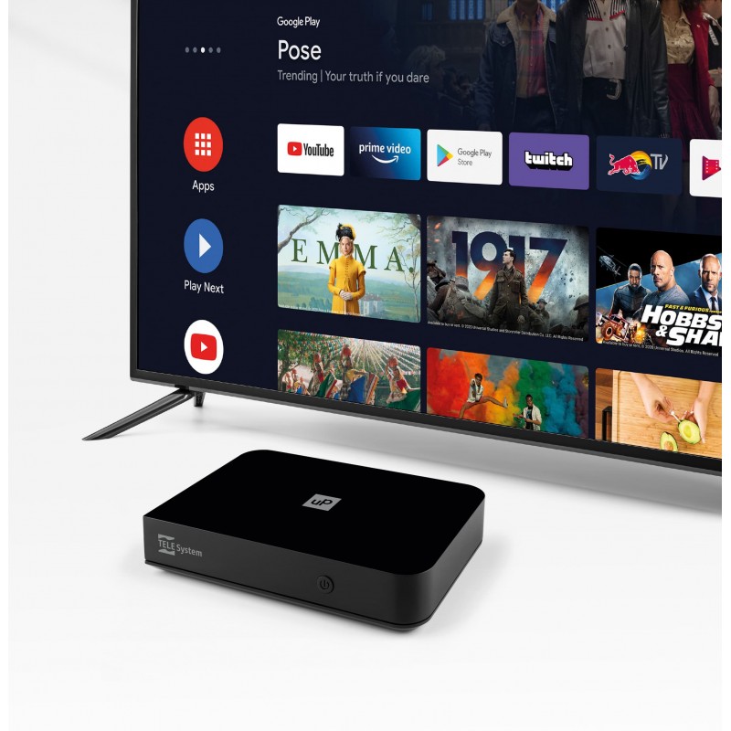 Smart Box AndroidTV Ultra HD e Decoder Digitale Terrestre 4K - T2 HEVC